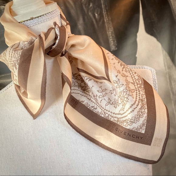 Givenchy | Accessories | Vintage Givenchy Silk Scarf | Poshmark